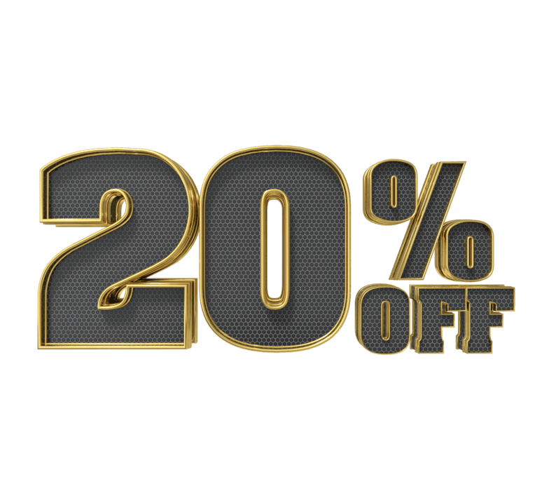 Number 20 PNGs for Free Download