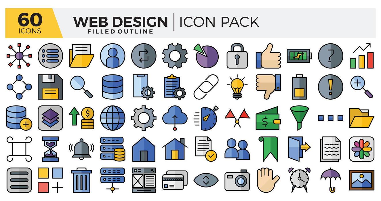 Web Icon Pack Vector Art, Icons, and Graphics for Free Download
