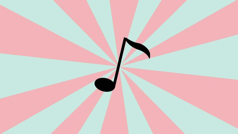 animated musical notes with a rotating background 29474665 Stock Video ...