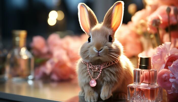 Pink Rabbit Stock Photos, Images and Backgrounds for Free Download