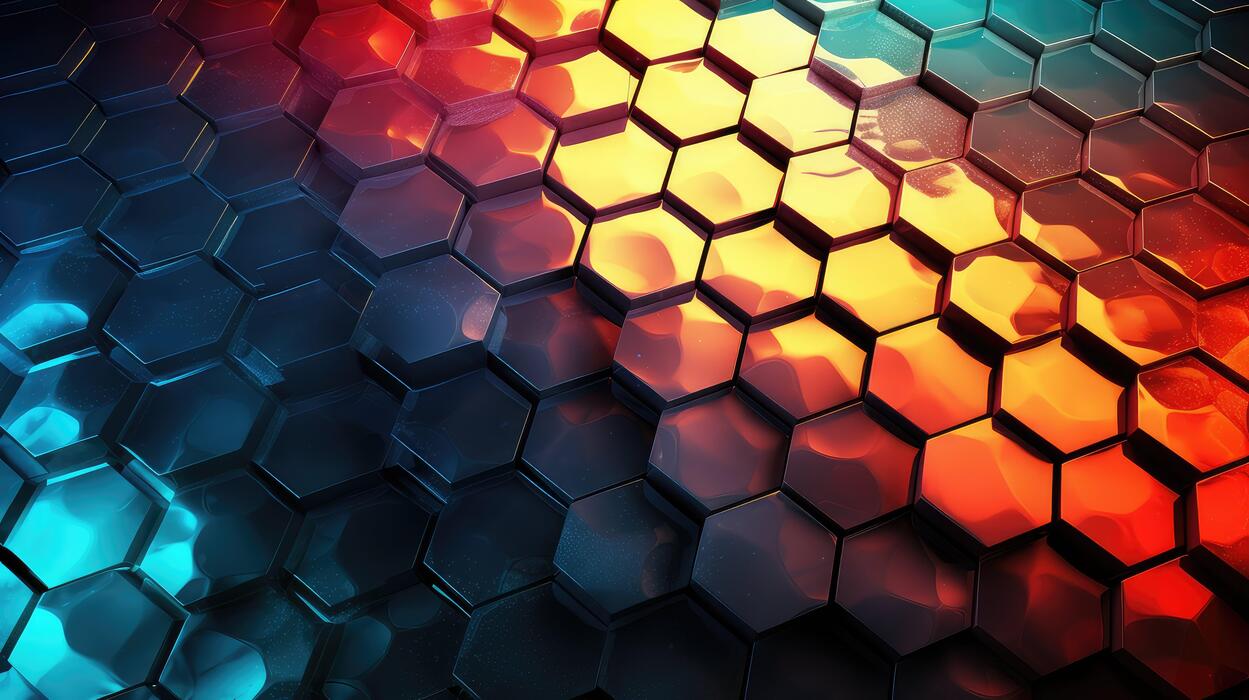 Hexagon Gradient Stock Photos, Images and Backgrounds for Free Download