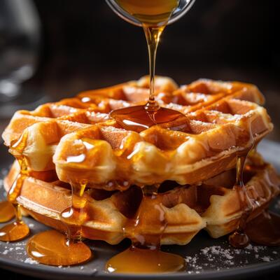 Waffle Syrup Stock Photos, Images and Backgrounds for Free Download