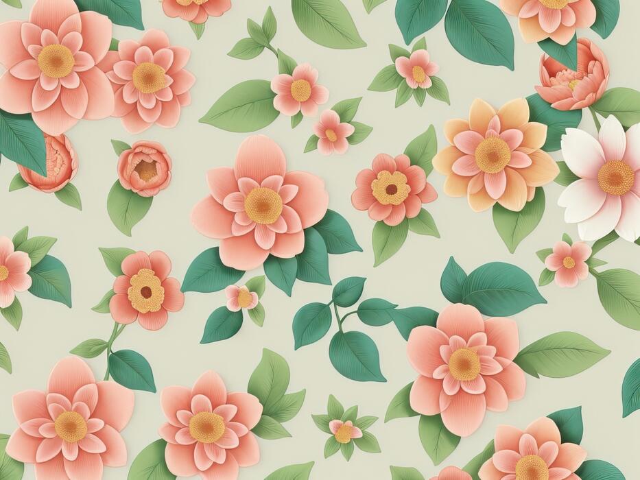 Flower Pattern Wallpaper Stock Photos, Images and Backgrounds for Free ...