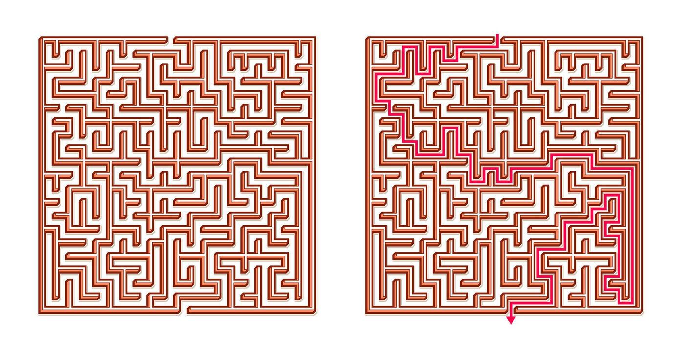 3d Maze Vector Art, Icons, and Graphics for Free Download