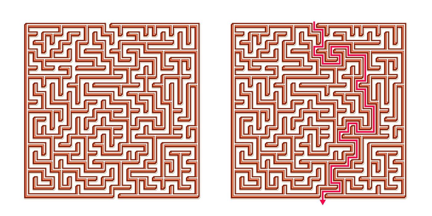 3d Maze Vector Art, Icons, and Graphics for Free Download