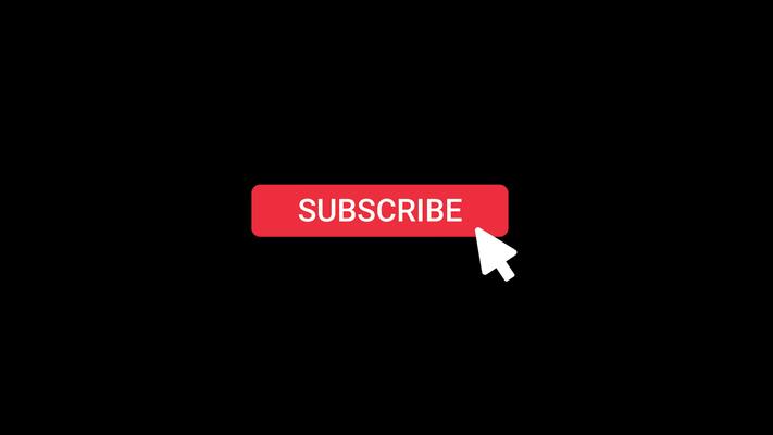 Youtube Subscribe Animation Transparent Stock Video Footage for Free Download