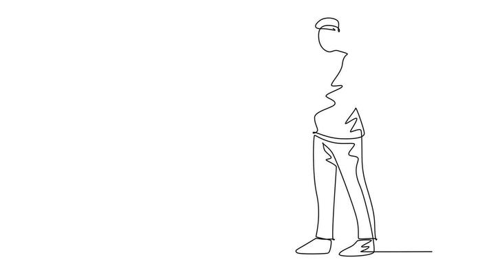 Man Walking Animation Stock Video Footage for Free Download