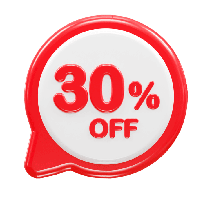 30 Percent Off PNGs for Free Download