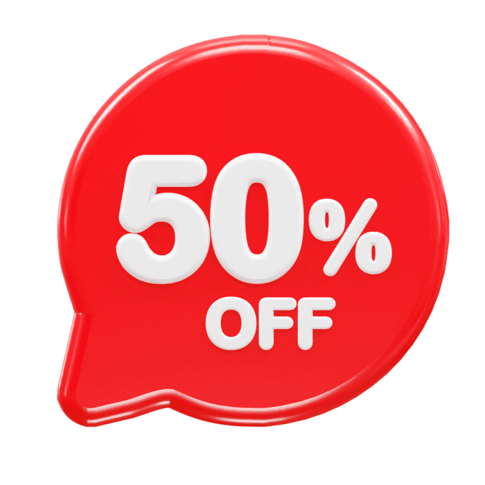 50 Percent Off PNGs for Free Download