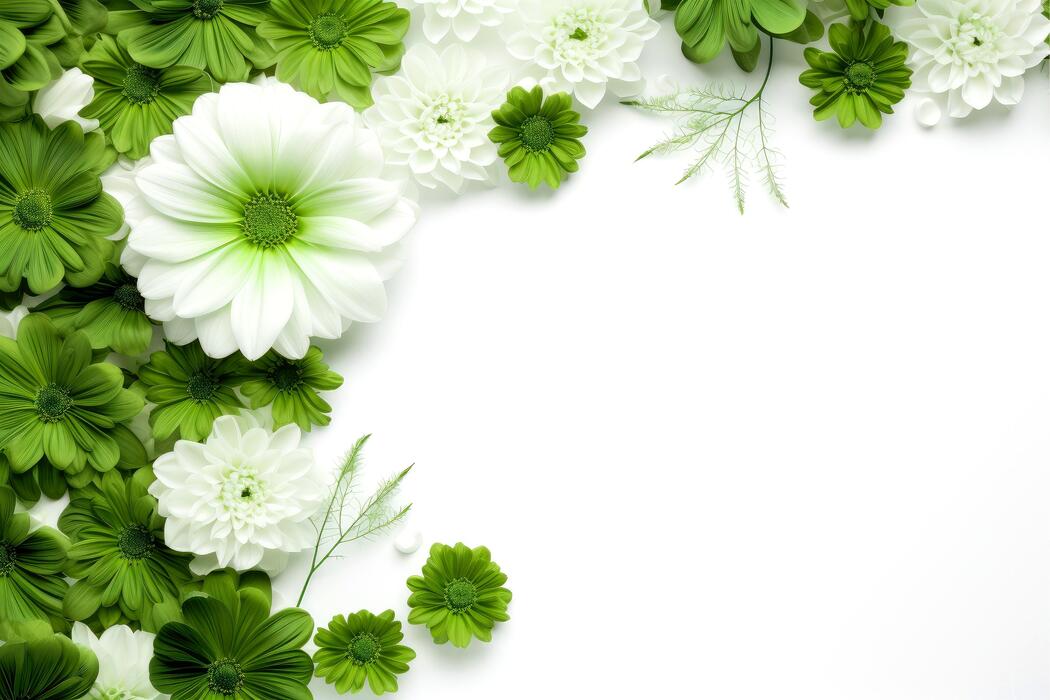 Green Floral Border Stock Photos, Images and Backgrounds for Free Download