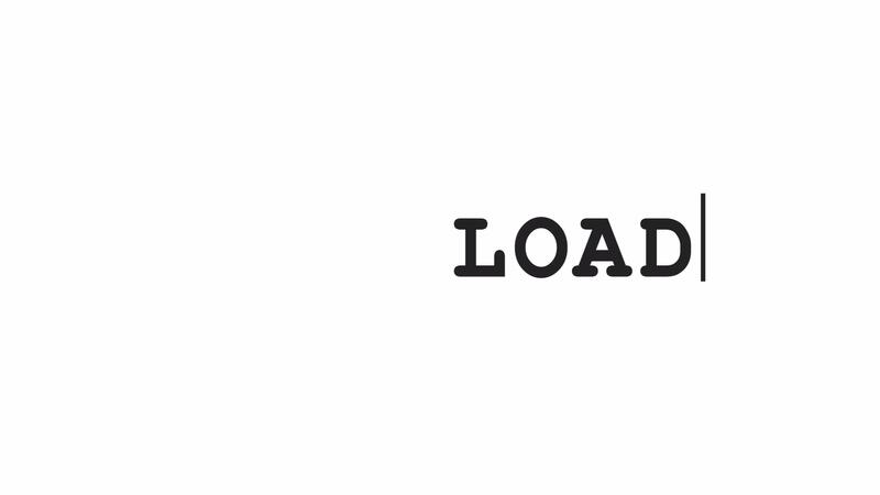 Typing letters with blinking cursor black and white loading text ... Typing letters with blinking cursor black and white loading text ...