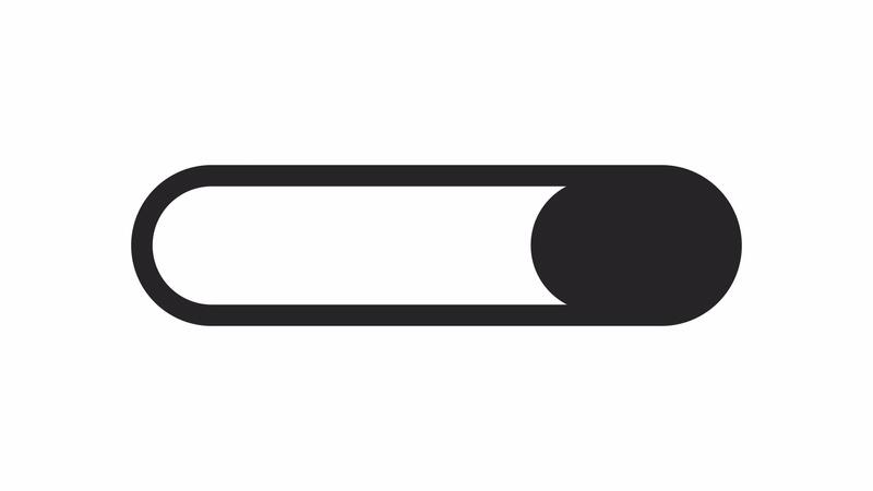 Moving Bubbles In Rounded Rectangle Black And White Loading Animation Oblong Connect Outline 2d