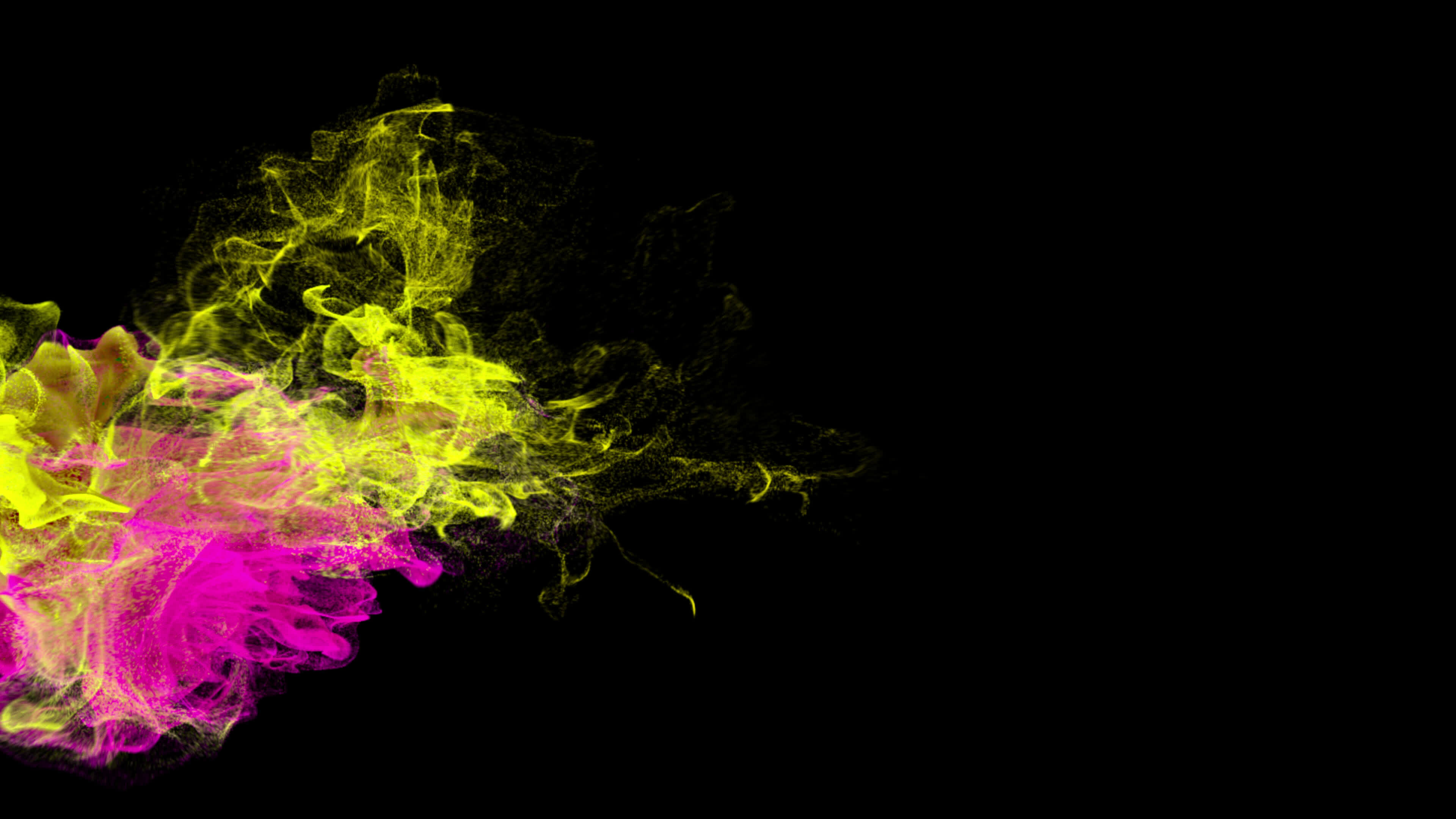 particle explosion Abstract blast effect animation with alpha channel transparent background ...
