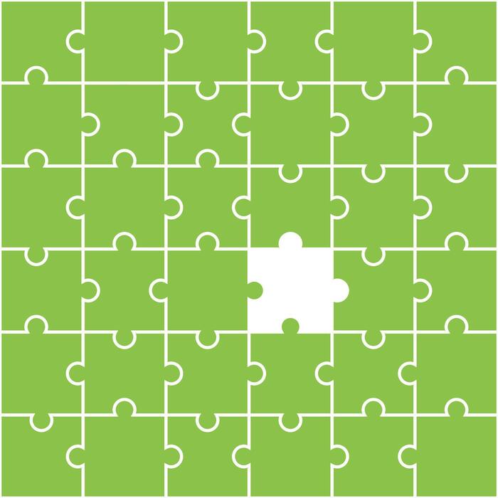 Jigsaw Puzzle Template SVGs for Free Download