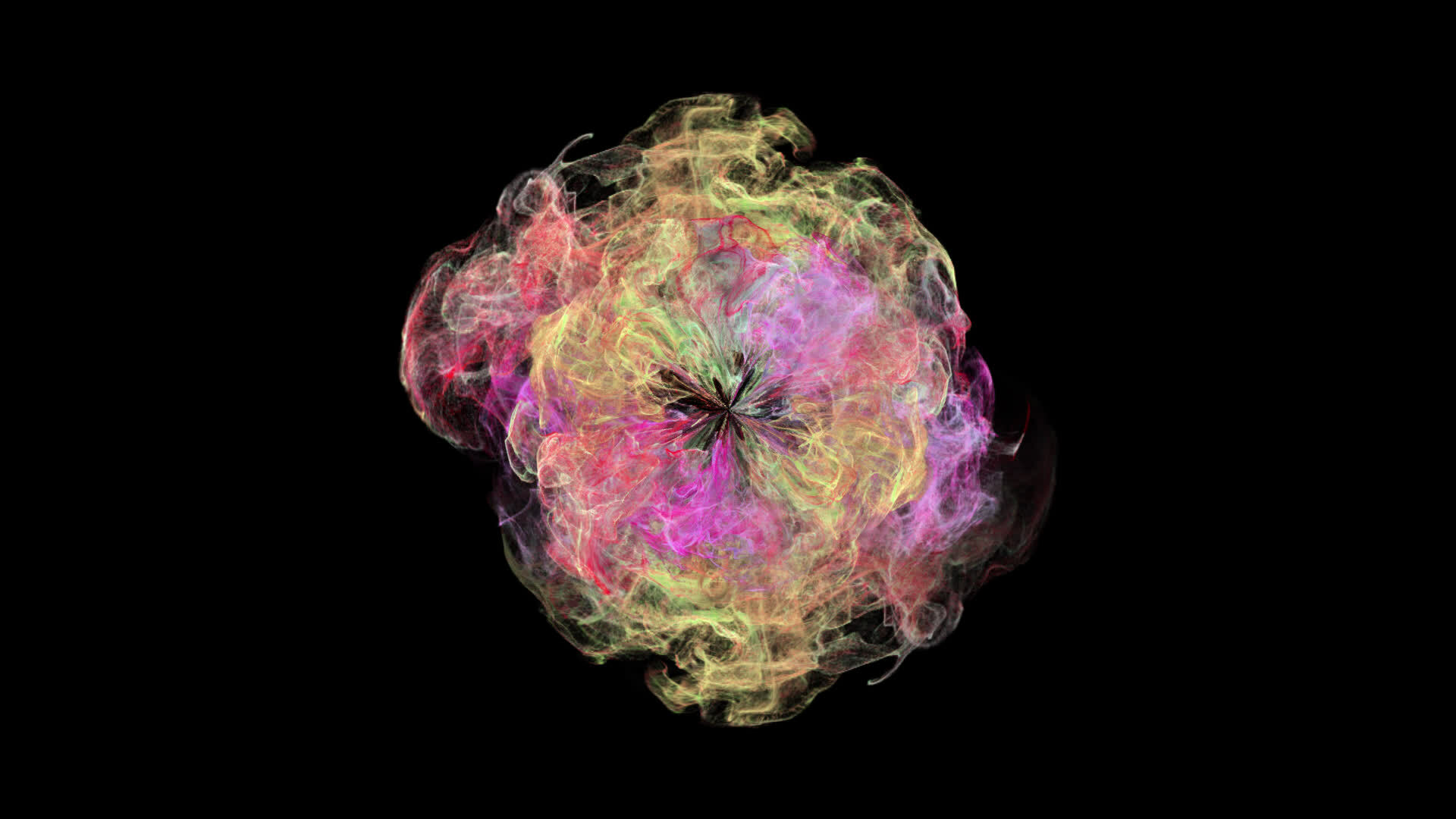 particle explosion Abstract blast effect animation with alpha channel transparent background ...