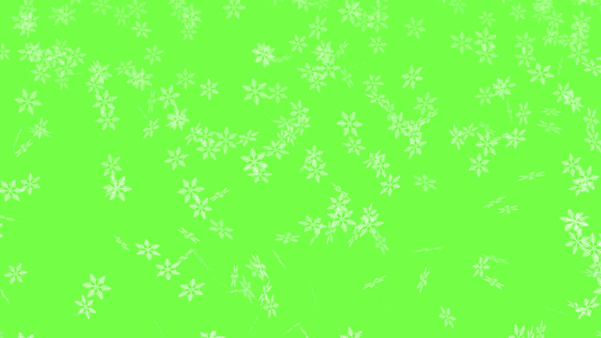Christmas - Snow Particles on green screen background, snow fall on transparent background ...