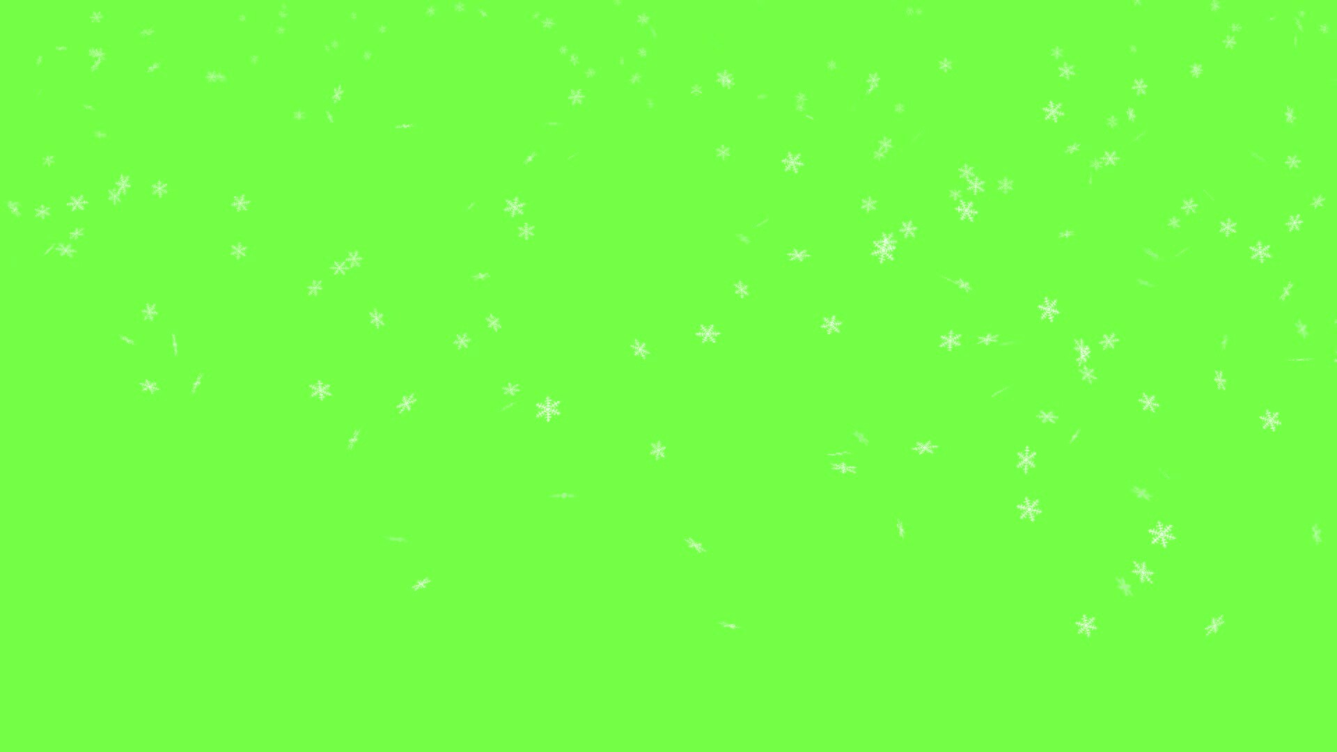Christmas - Snow Particles on green screen background, snow fall on transparent background ...