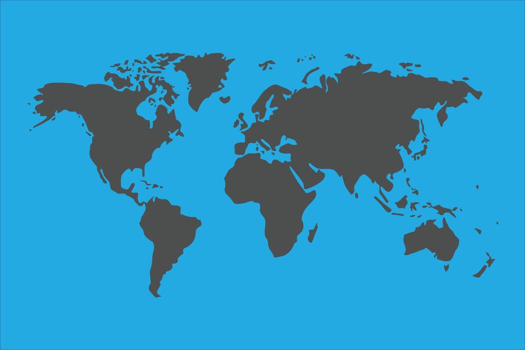 Simple World Map Vector Art, Icons, and Graphics for Free Download