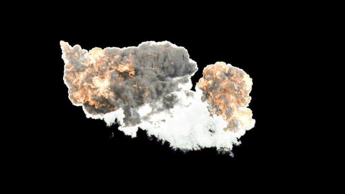 Green Screen Explosion Stock Video Footage for Free Download