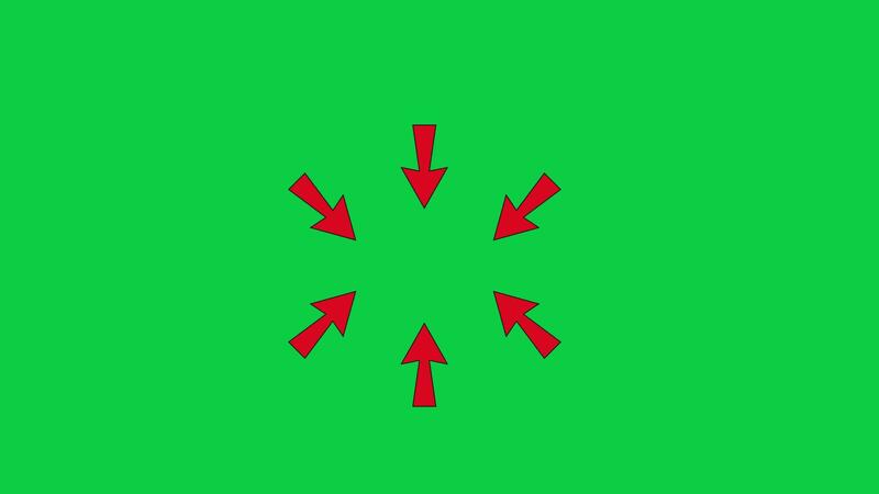 Red arrows pointer, indicator, Marker, direction animated motion ...
