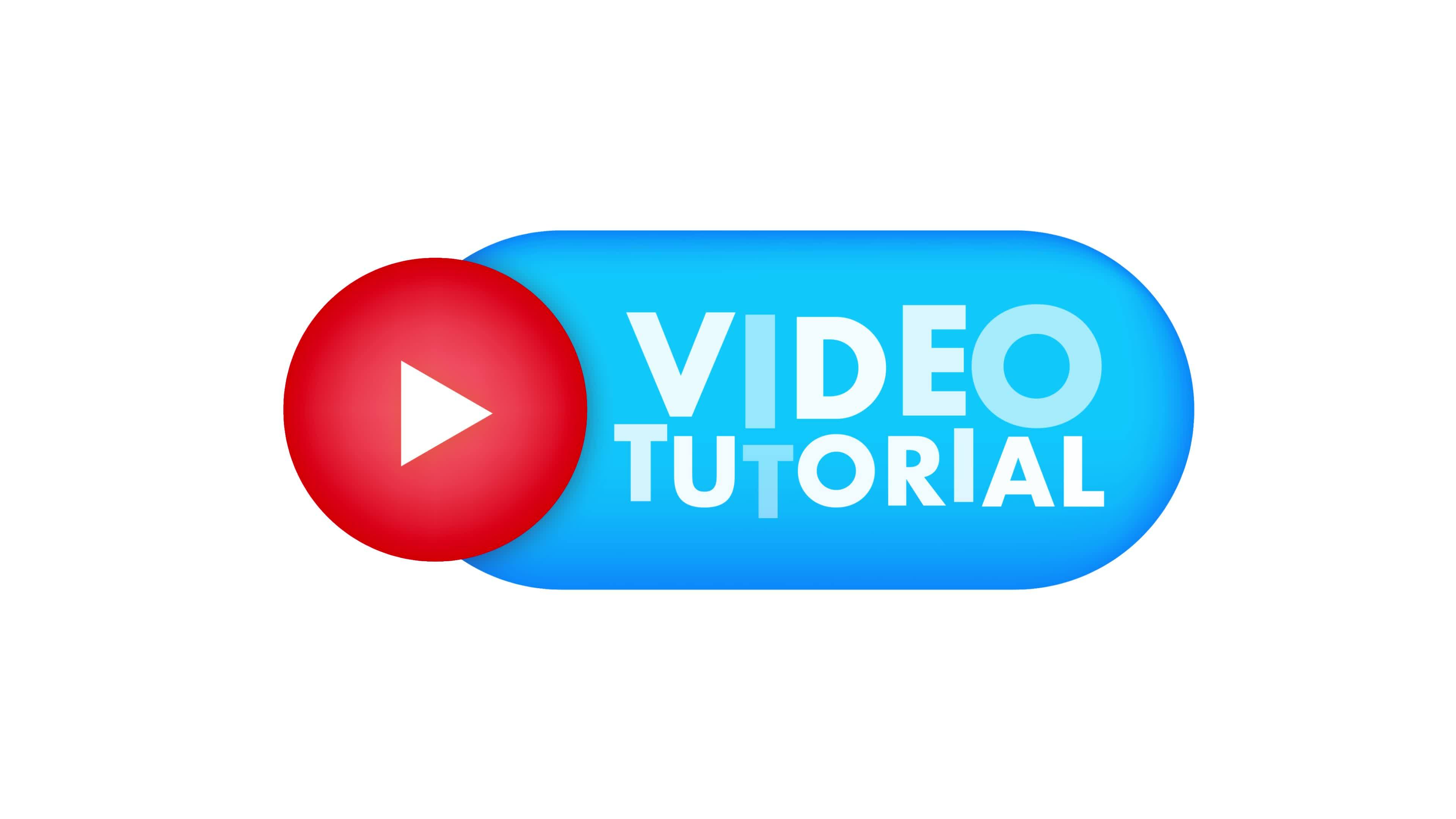vídeo tutoriales icono concepto. estudiar y aprendizaje fondo, distancia educación y ...