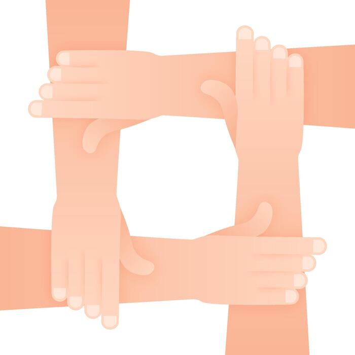 Intertwined Hands Vector Art, Icons, and Graphics for Free Download