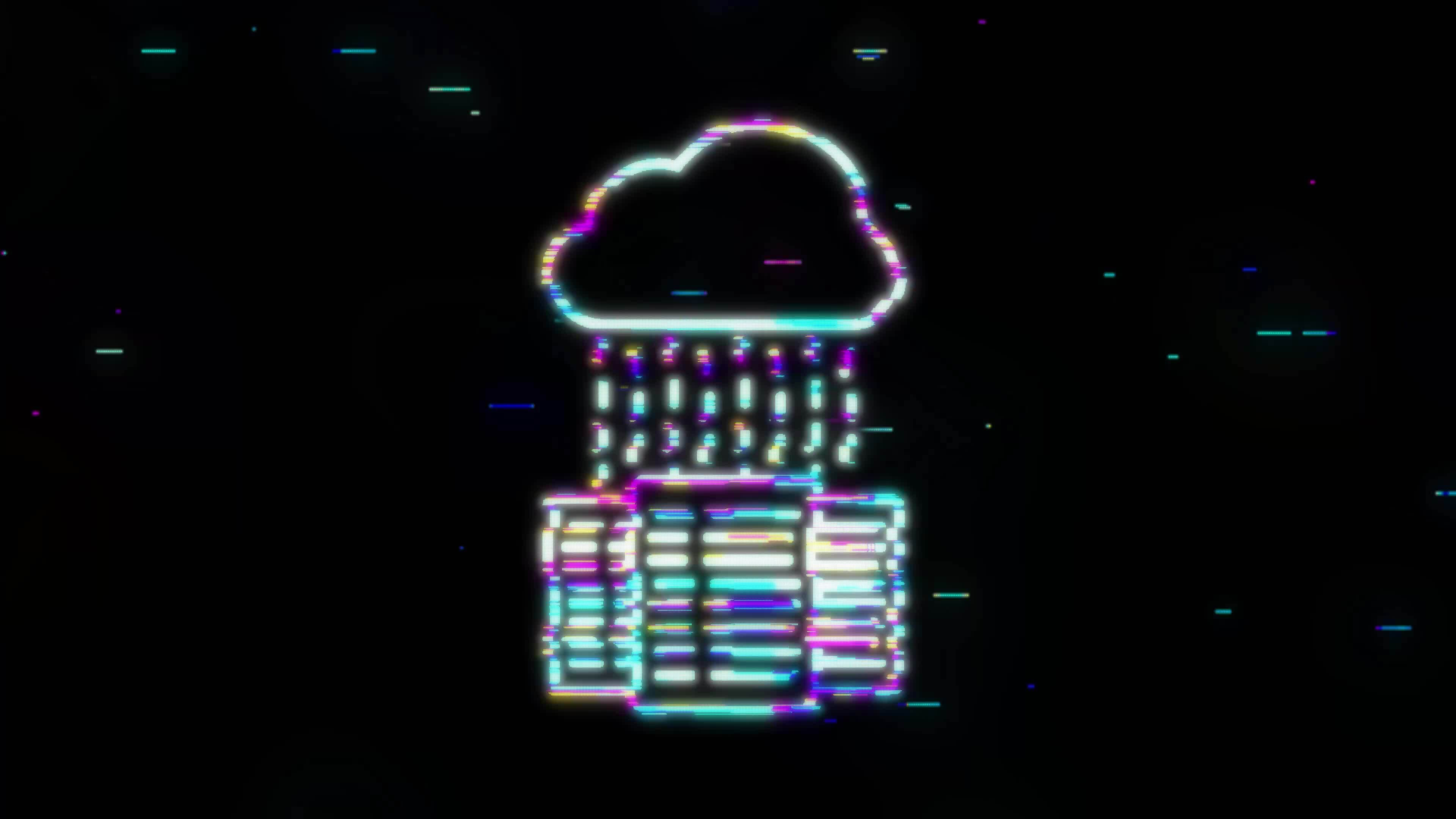 Data Center Mainframe Service Concept Banner Server Rack Server Room Concept Data Bank