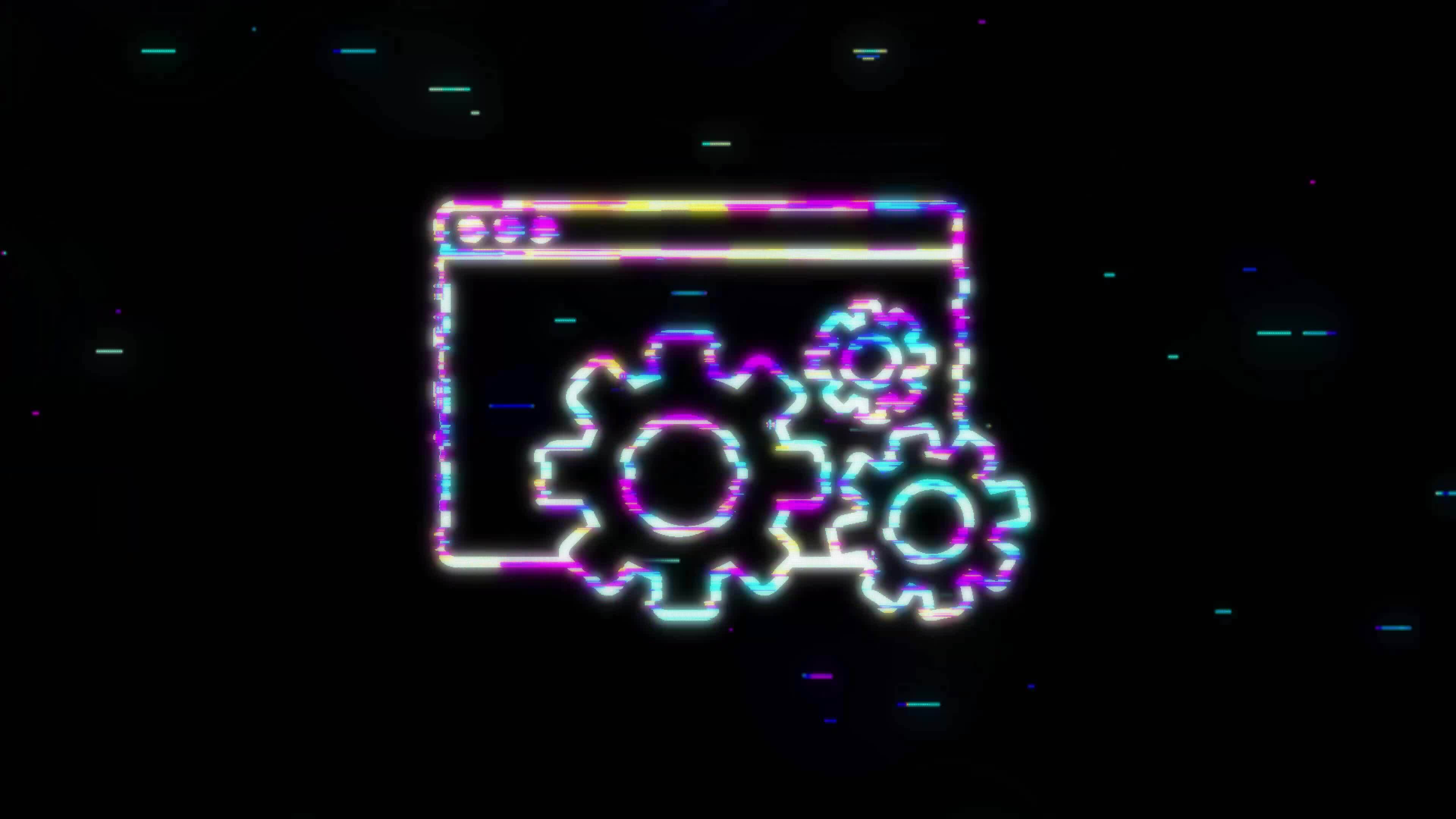 System Software Update Data Update Or Synchronize With Progress Bar On The Screen Motion