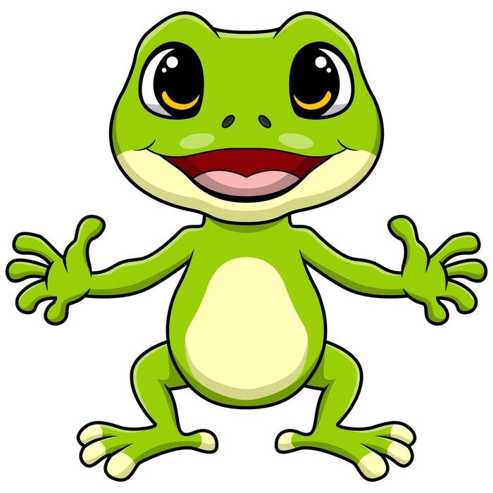 Cute Frog Cartoon Vector Art, Icons, and Graphics for Free Download