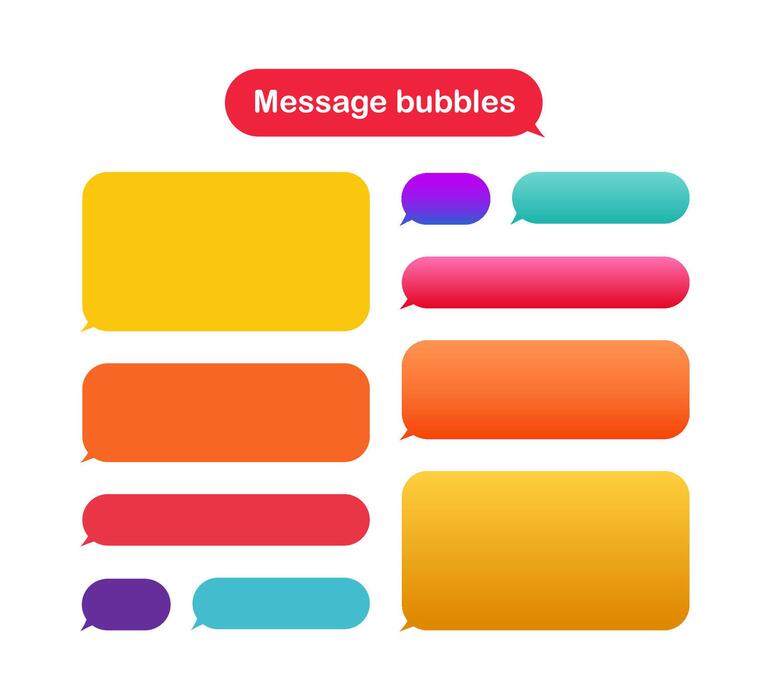 Iphone Message Bubble Vector Art, Icons, and Graphics for Free Download