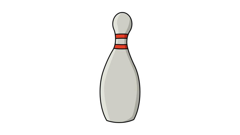 Animated Video Of Forming Bowling Pins On A White Background 29934781 Stock Video At Vecteezy