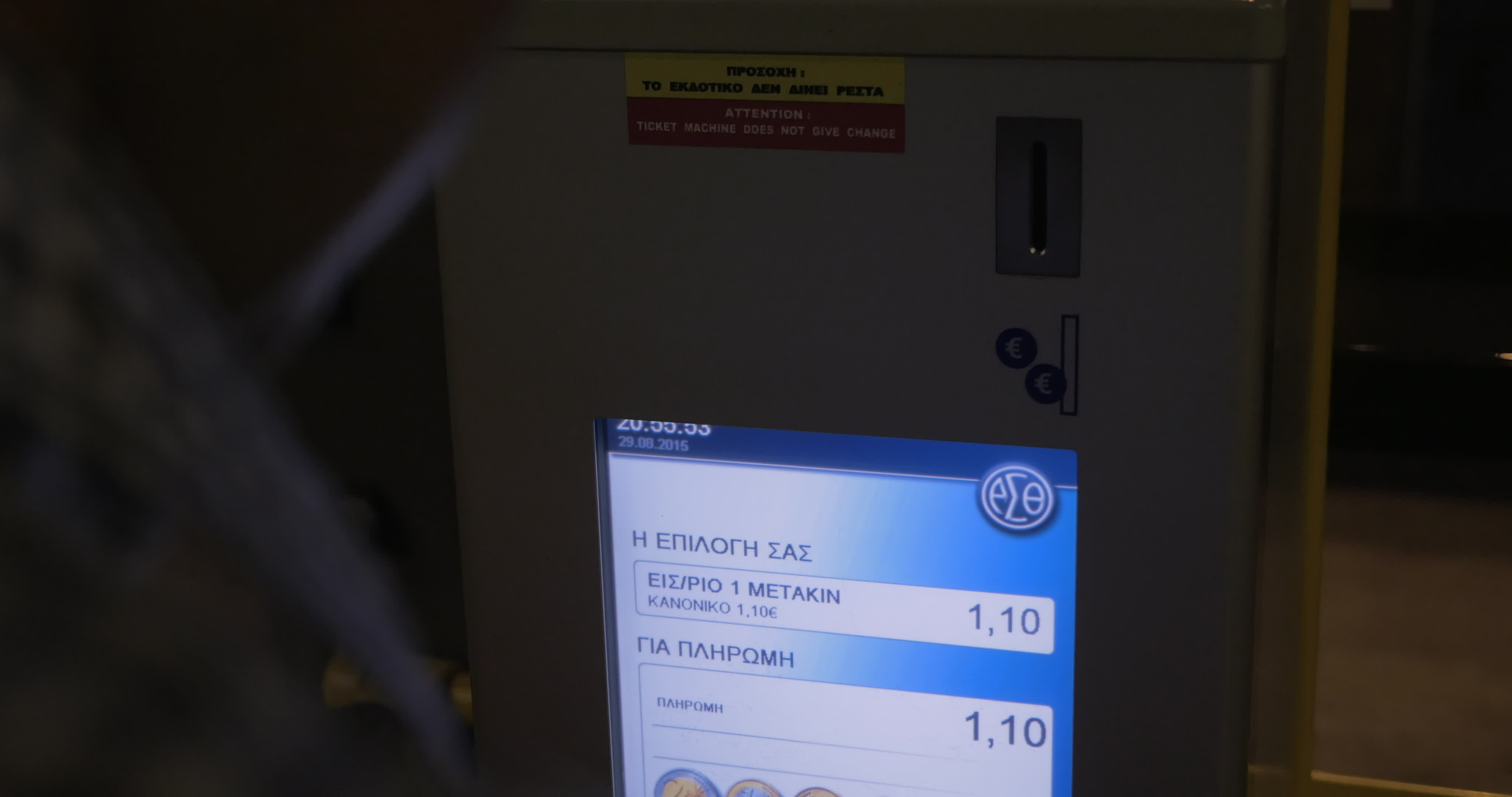 Man using machine to buy tickets in the bus 29937462 Stock Video at ...