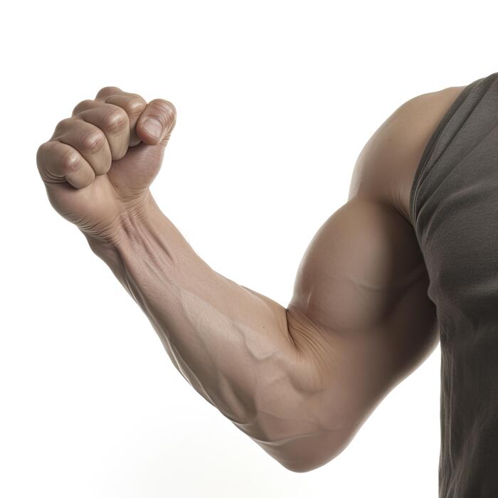 Flexing Muscle Stock Photos, Images and Backgrounds for Free Download