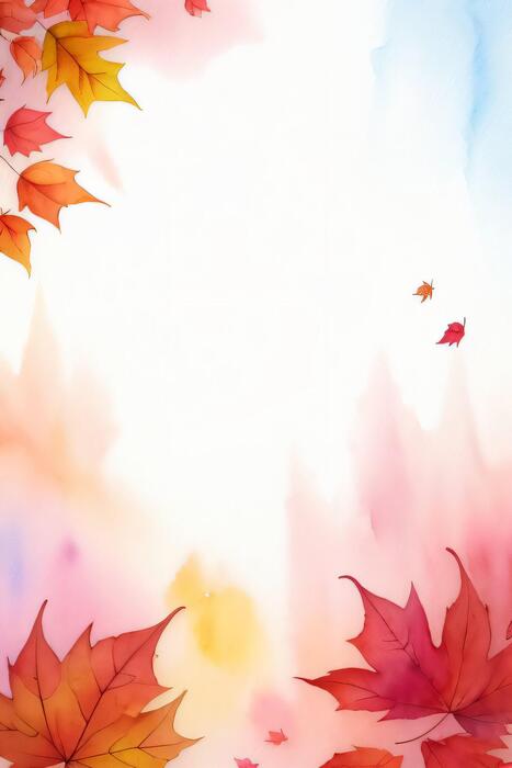 Autumn Watercolor Background Stock Photos, Images and Backgrounds for ...