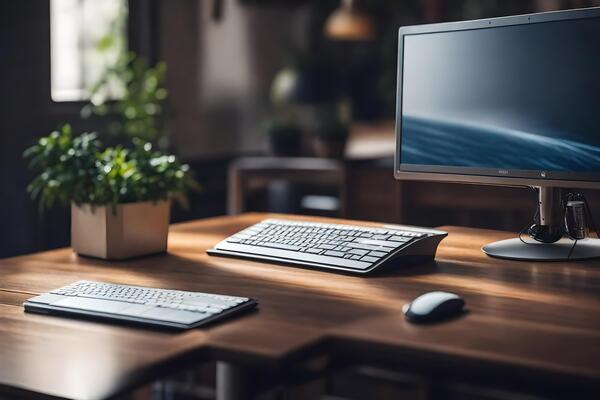 Desk Monitor Stock Photos, Images and Backgrounds for Free Download