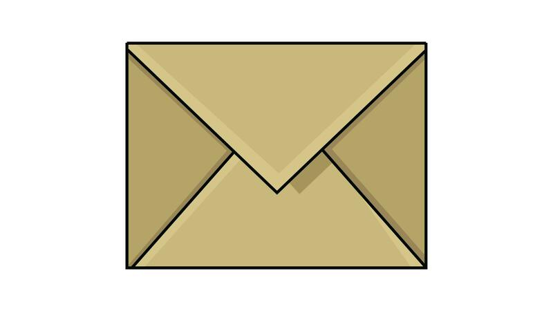animated video forming an envelope on a white background 30195048 Stock Video at Vecteezy