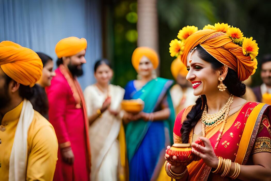 Indian Haldi Stock Photos, Images and Backgrounds for Free Download