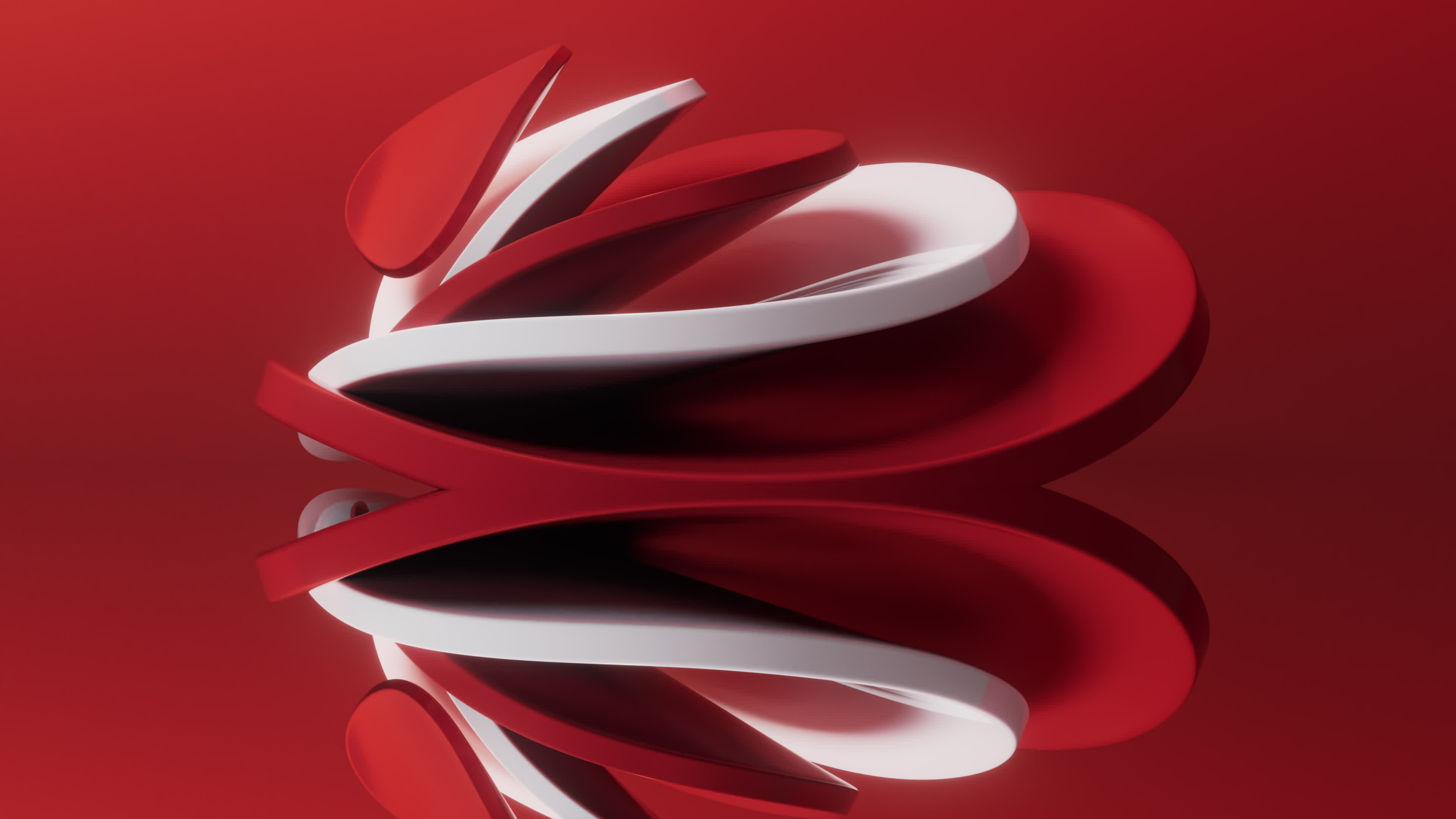 Abstract red curve geometry background, 3d rendering. 30337467 Stock Video at Vecteezy