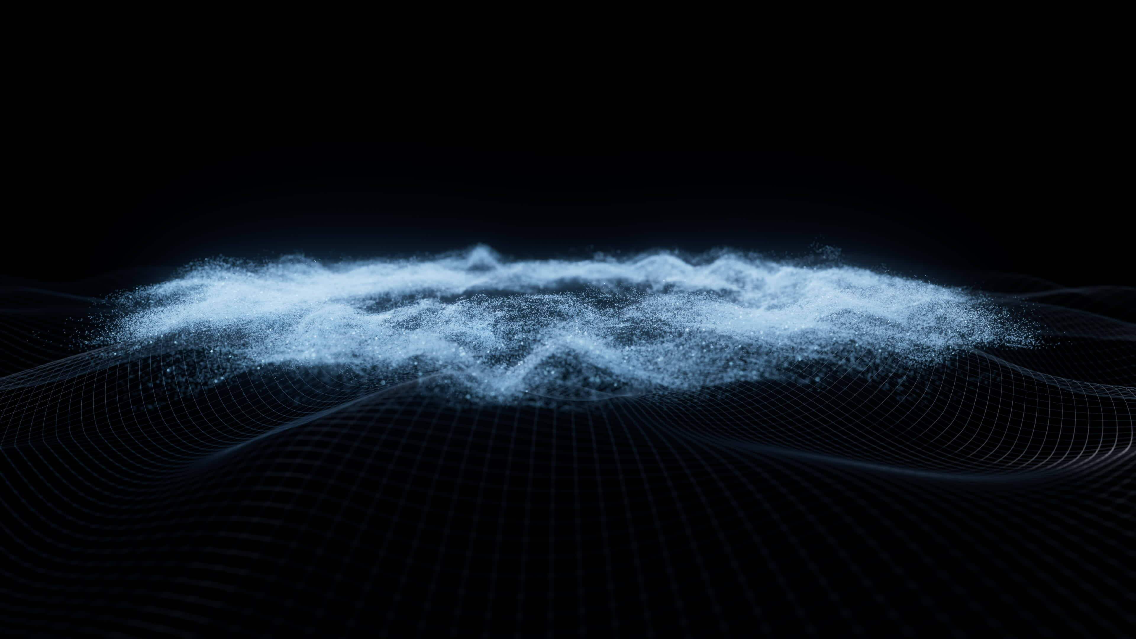 Abstract Wave Particles Background 3d Rendering 30337653 Stock Video