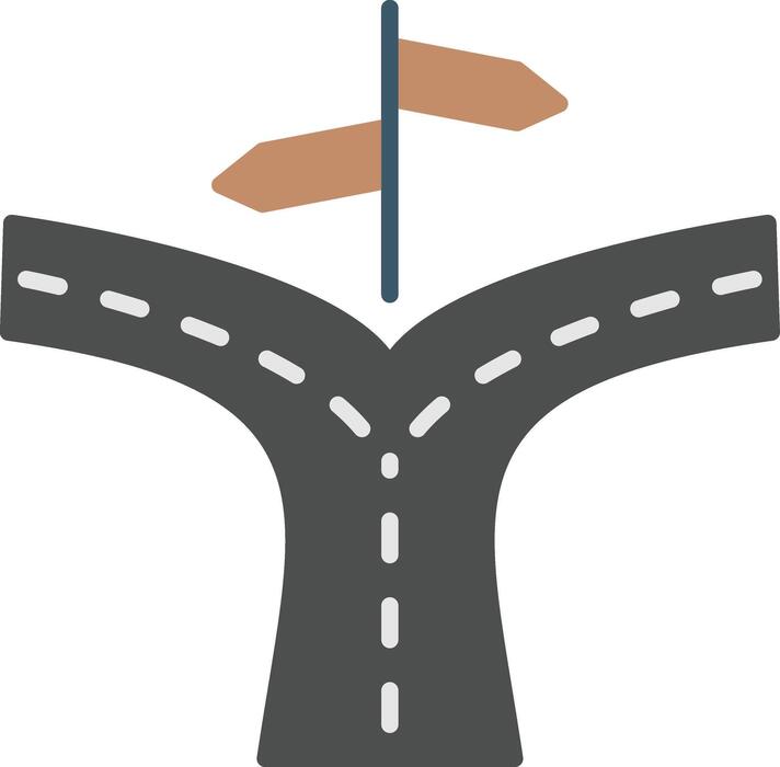 Split Road Vector Art, Icons, and Graphics for Free Download