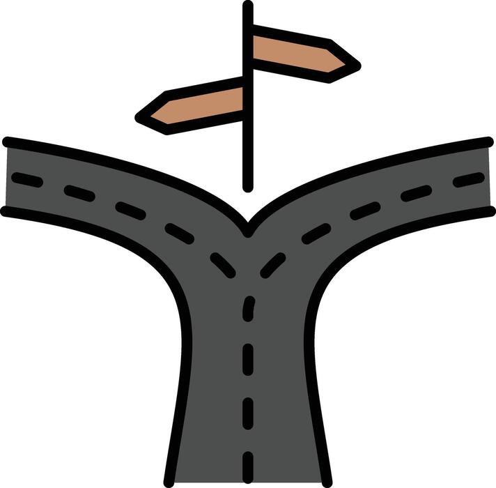 2 Way Road Vector Art, Icons, and Graphics for Free Download