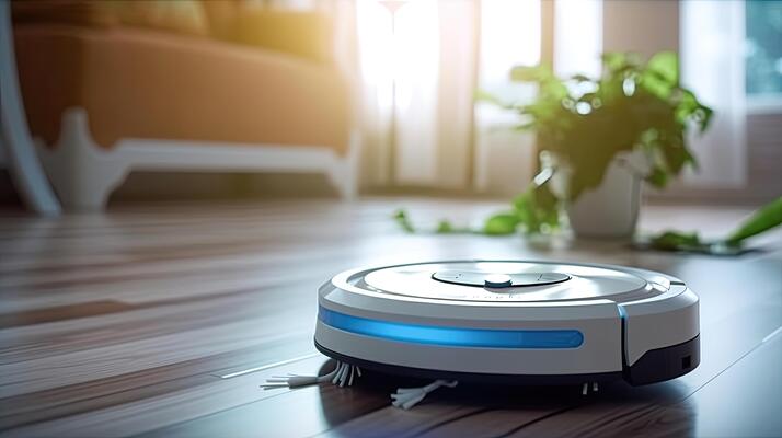 Smart Cleaning Robot Stock Photos, Images and Backgrounds for Free Download