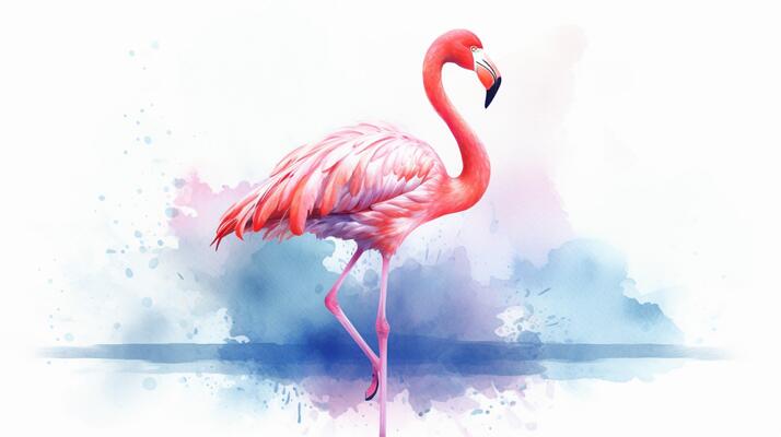 Flamingo Watercolor Stock Photos, Images and Backgrounds for Free Download