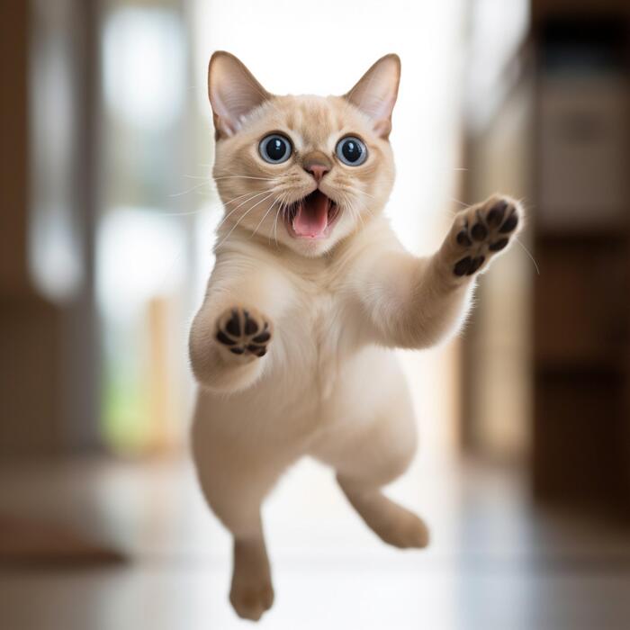 Excited Cat Stock Photos, Images and Backgrounds for Free Download