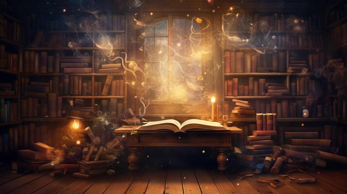Magic Library Stock Photos, Images and Backgrounds for Free Download