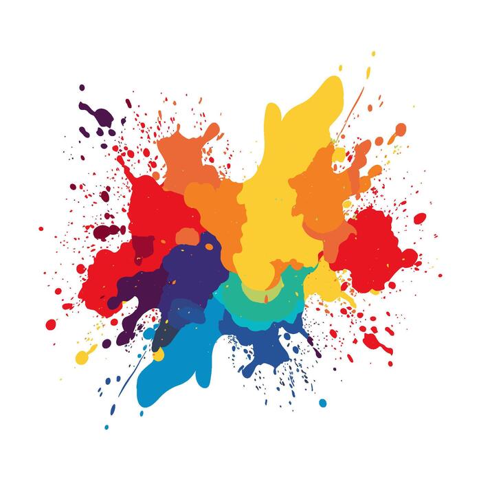 Colorful Paint Splash Vector Art, Icons, and Graphics for Free Download