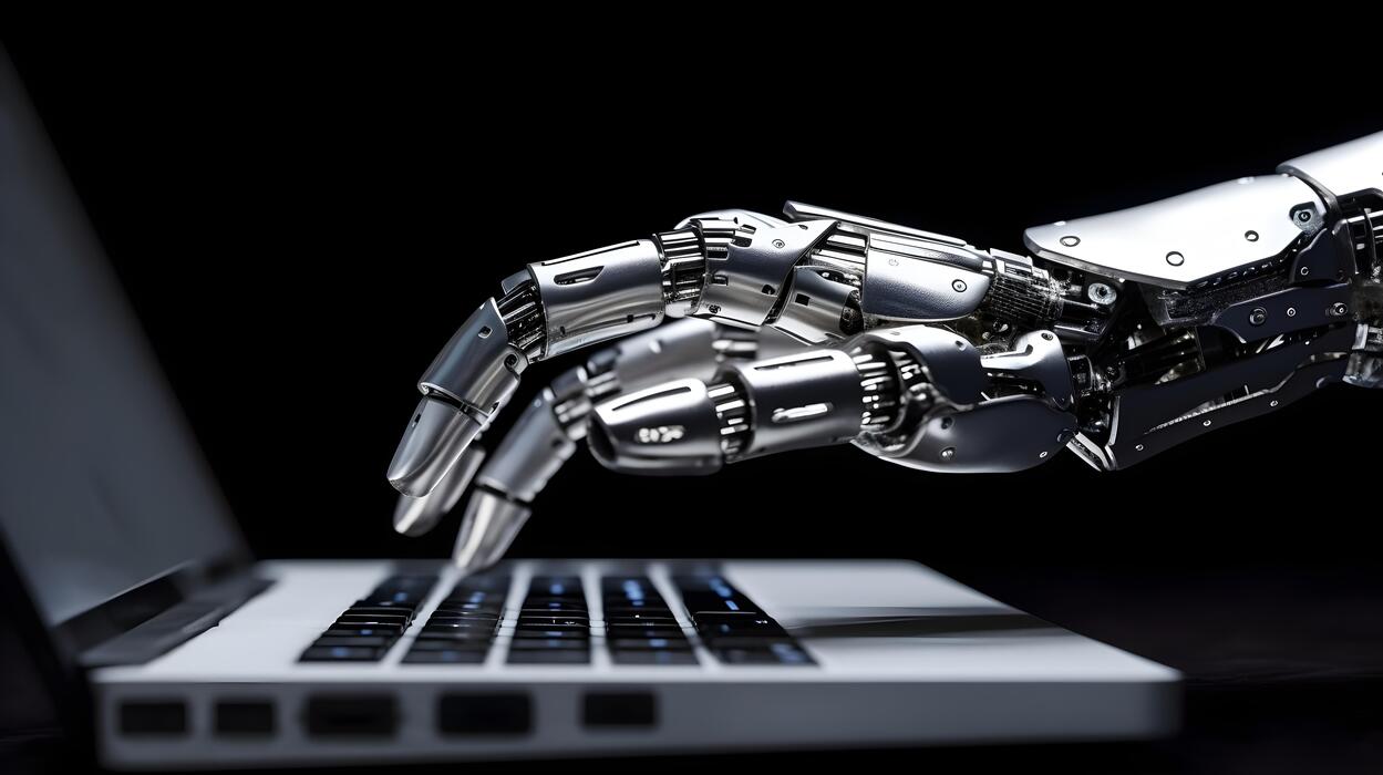 Robot Typing Stock Photos, Images and Backgrounds for Free Download