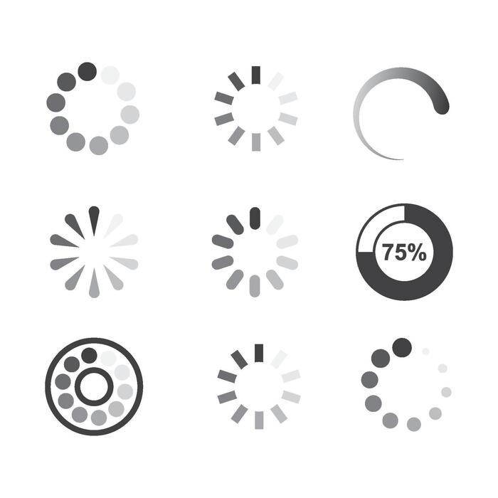 Loading Icon Vector Art, Icons, and Graphics for Free Download