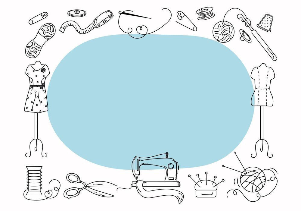 Sewing Border Vector Art, Icons, and Graphics for Free Download