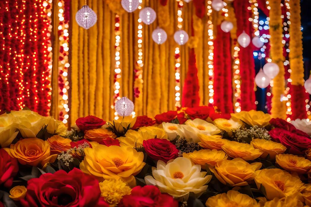 Haldi Decoration Stock Photos, Images and Backgrounds for Free Download